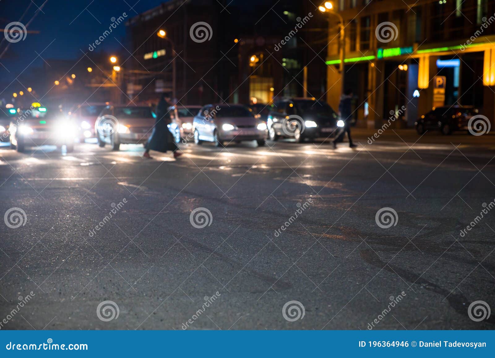 Night light city road stock photo. Image of vehicle - 196364946