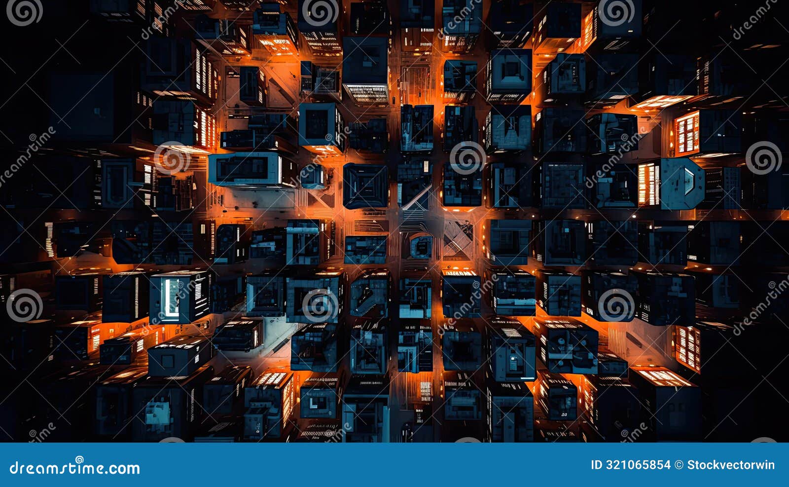 Night light map stock illustration. Illustration of colors - 321065854