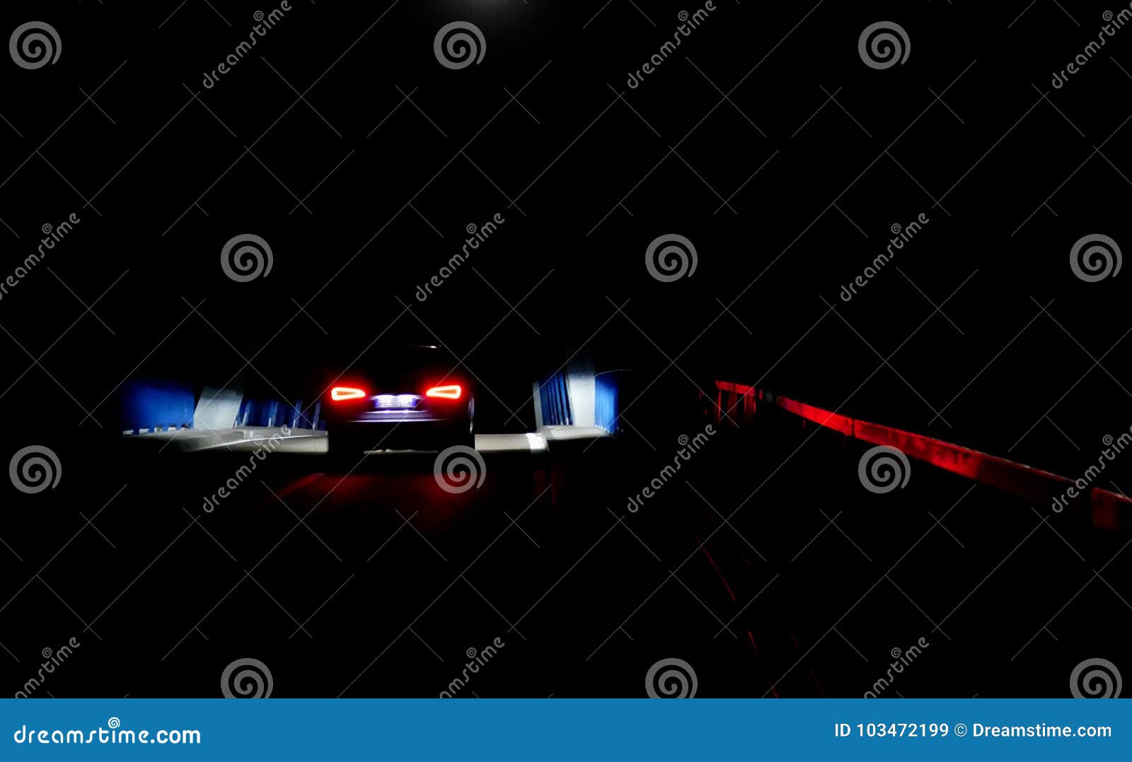 Night Driver with a Fast Car Stock Image - Image of nightlight, driver ...