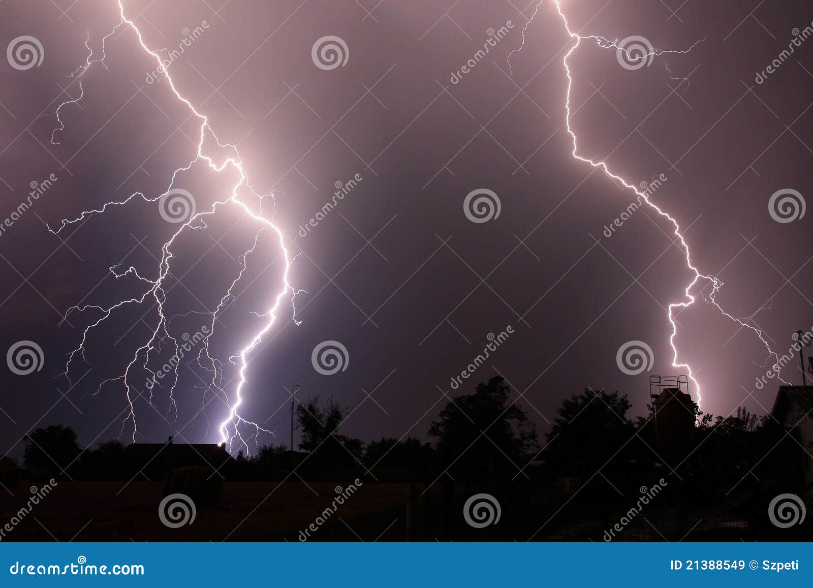 Night lightning stock image. Image of abstract, flash - 21388549