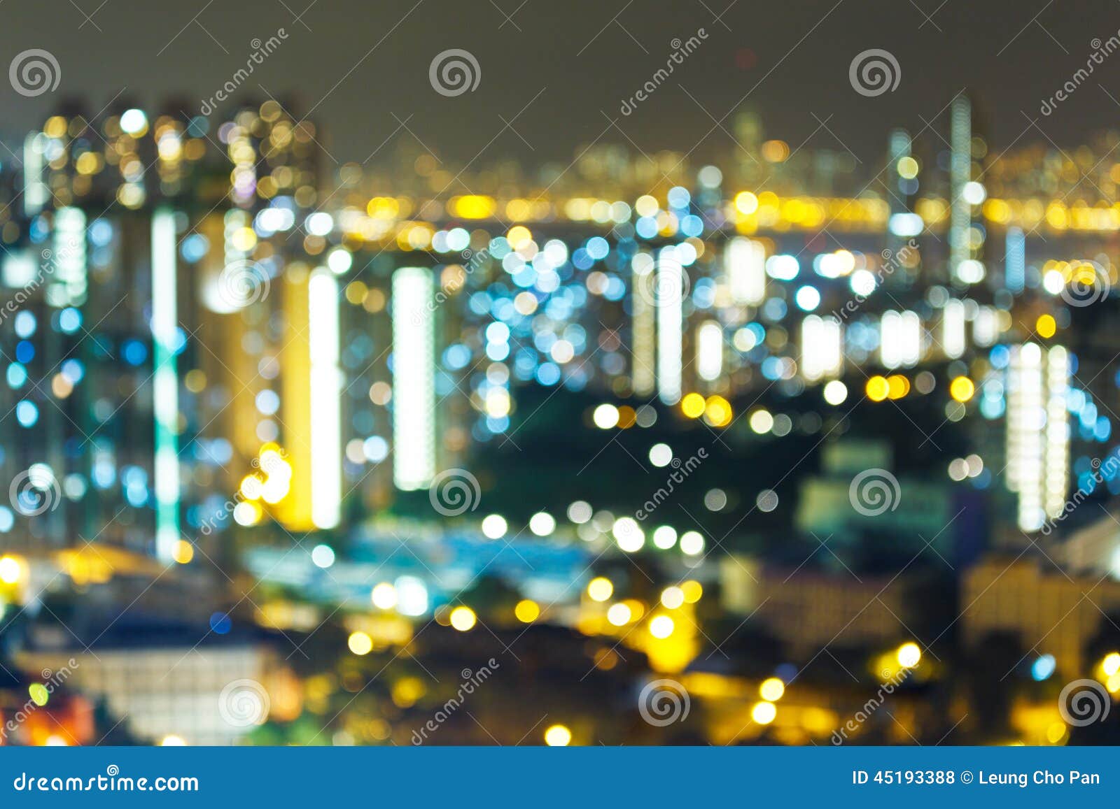 Night lights of big city stock photo. Image of downtown - 45193388