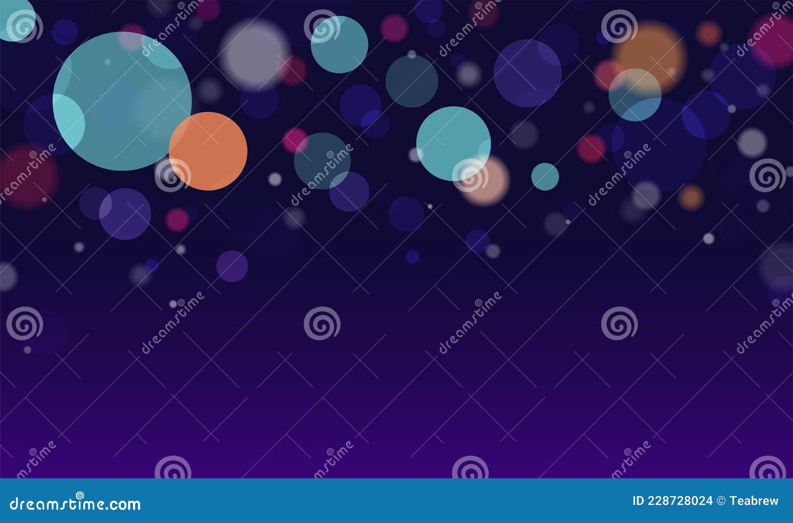 Night Lights. Vector Illustration with Copy Space Stock Vector ...