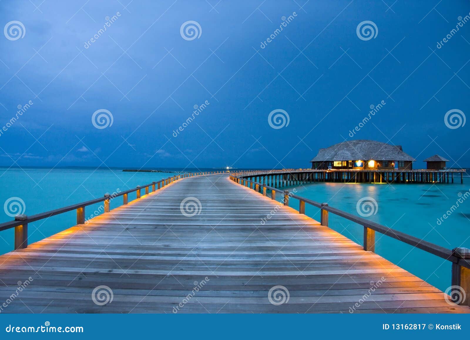 Night on maldives stock image. Image of atoll, night - 13162817