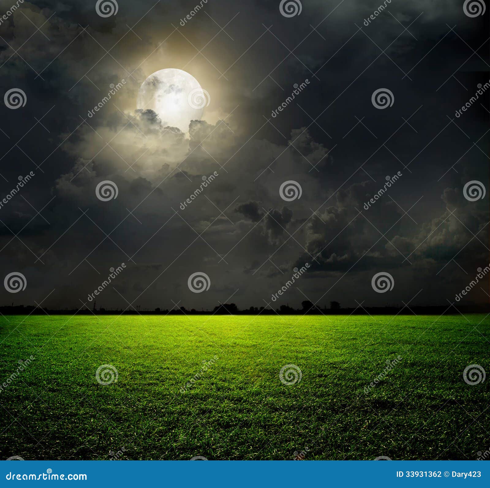 Night and the moon stock photo. Image of moon, outdoors - 33931362