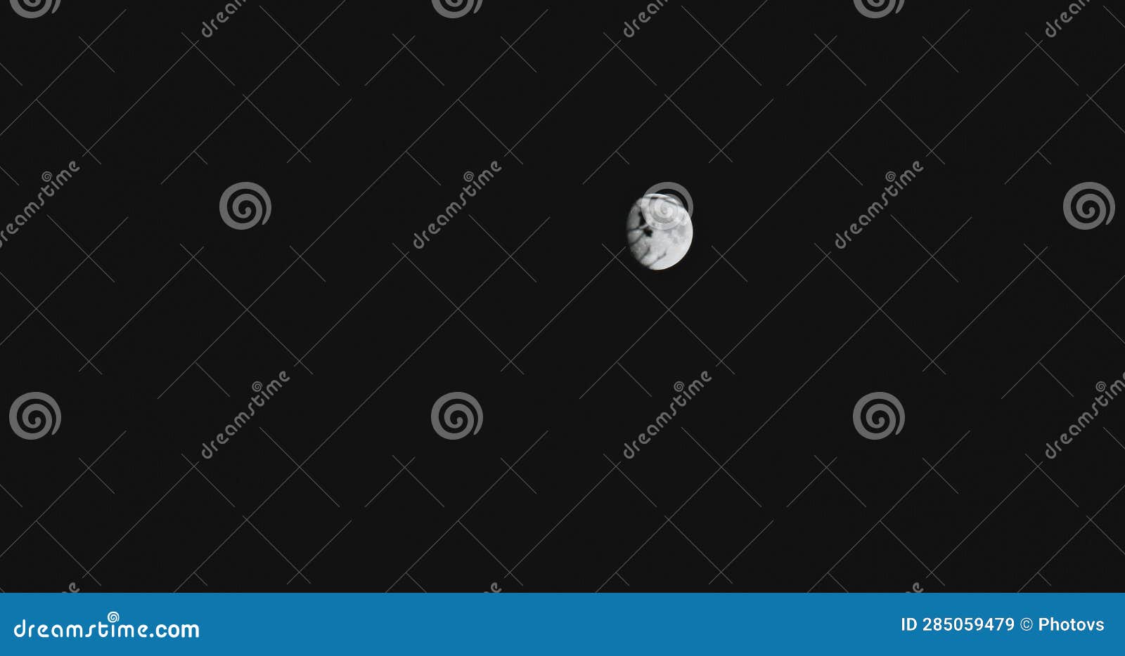 During Night, a Moon Moves Across Sky. Stock Image - Image of planet, astronomy: 285059479