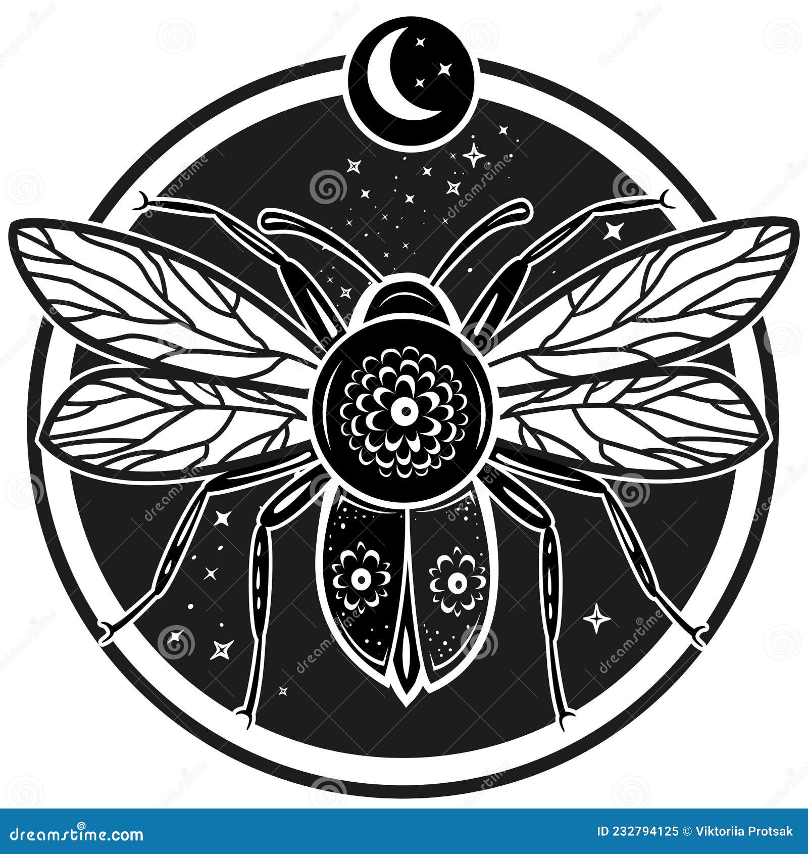 Night Moth, Butterfly Pupa. Sacred Geometry, Esoteric Symbols Royalty ...