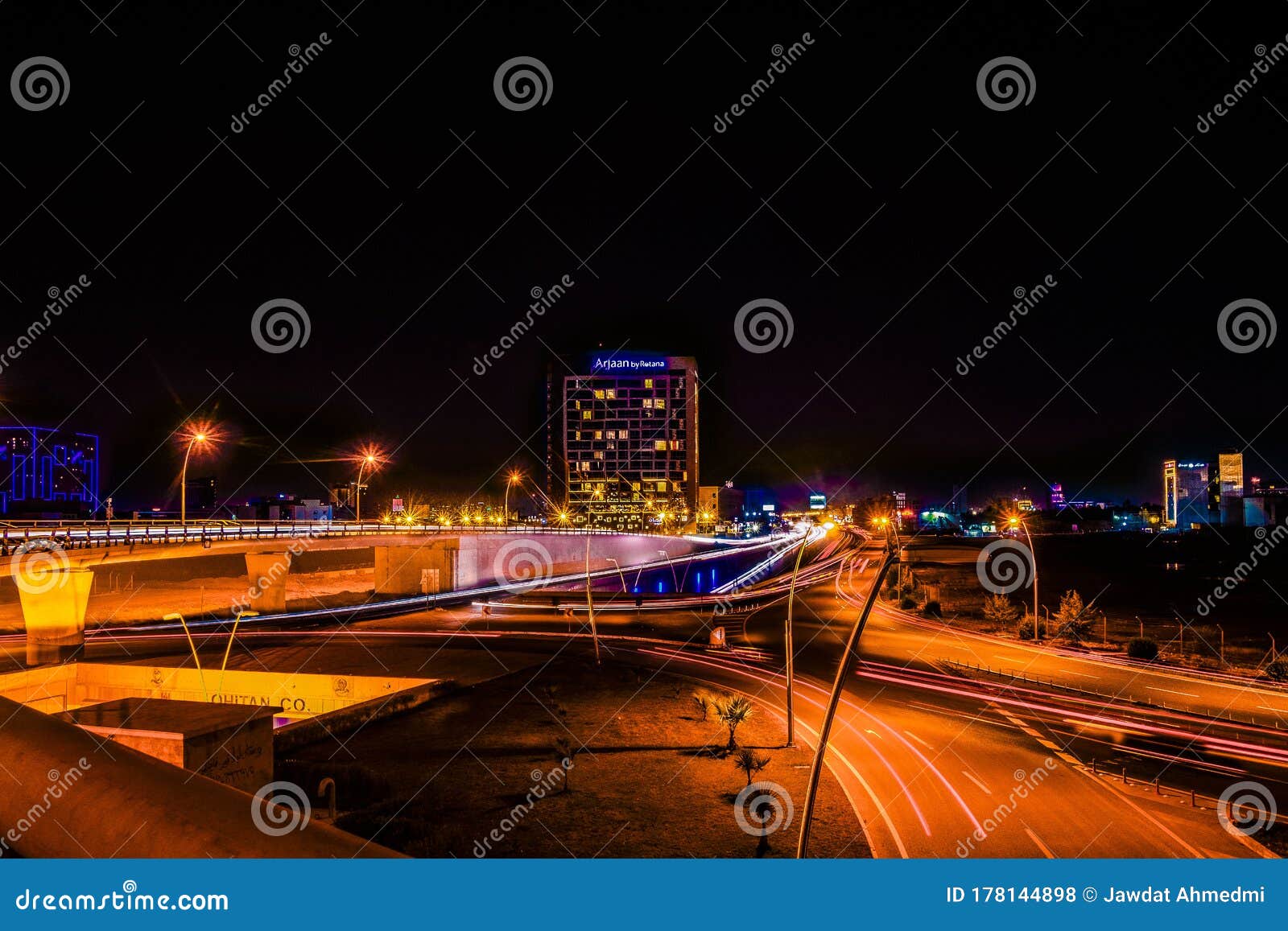 Night Movement in Erbil City Editorial Stock Photo - Image of movment ...