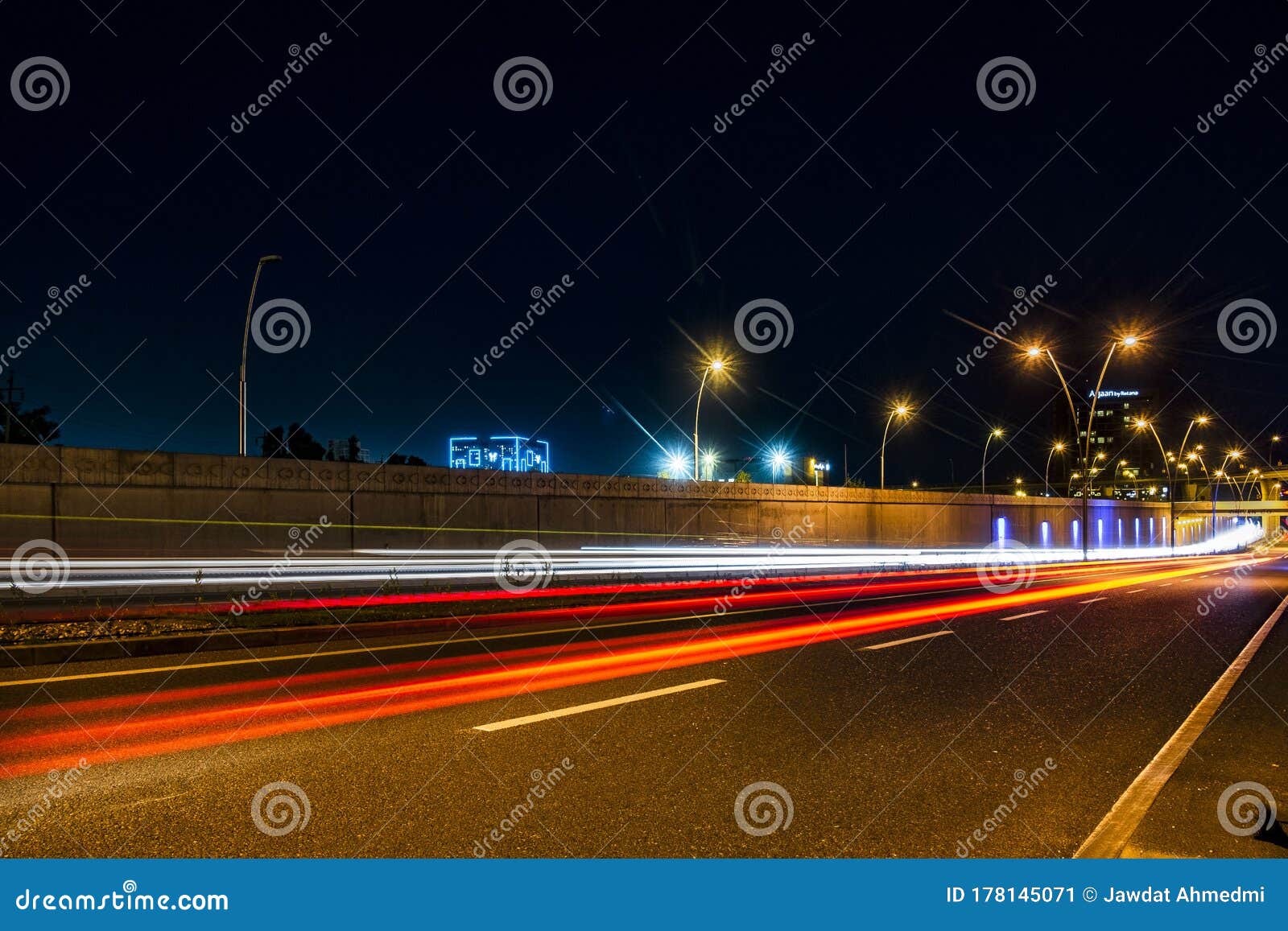 Night Movement in Erbil City Editorial Photo - Image of arbela, center ...