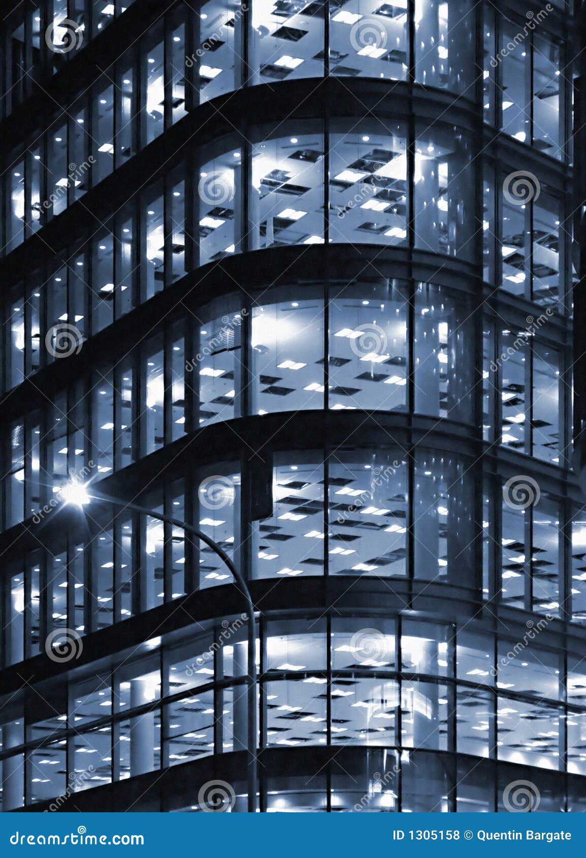 Night office block stock photo. Image of insurance, bright - 1305158