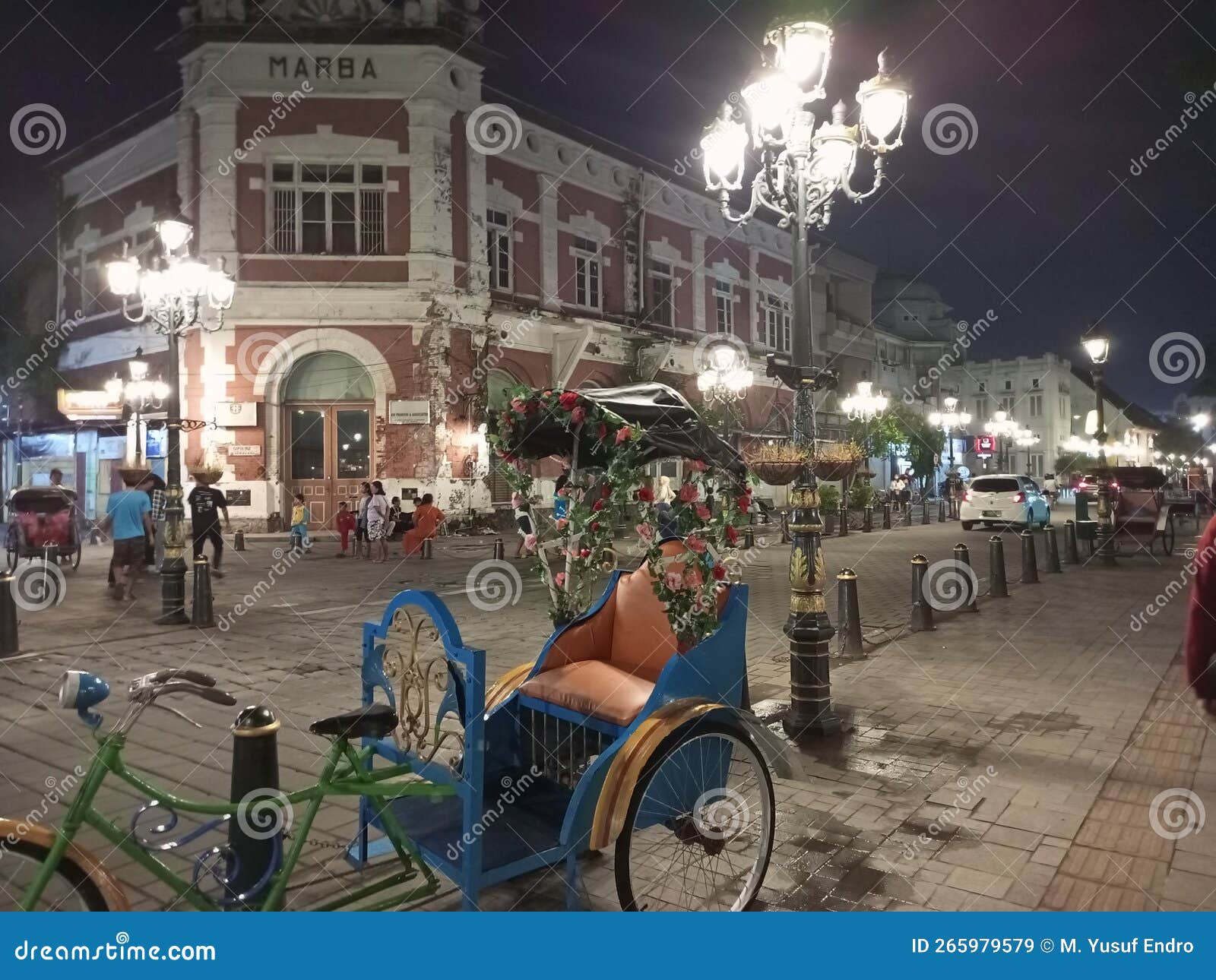 Night in the Old Town Located in Semarang Indonesia Editorial Stock ...