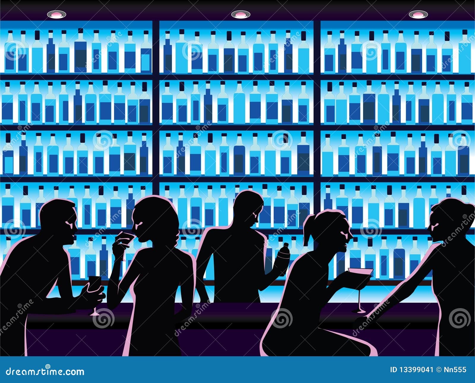 Night out stock vector. Illustration of club, bachelor - 13399041