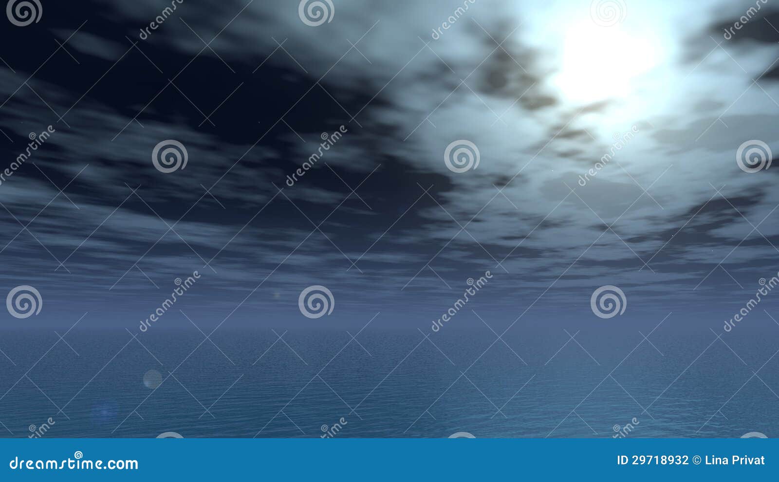 Calm moon night stock illustration. Illustration of subtle - 29718932