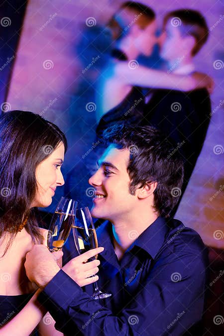 At night party stock photo. Image of happiness, handsome - 2448198