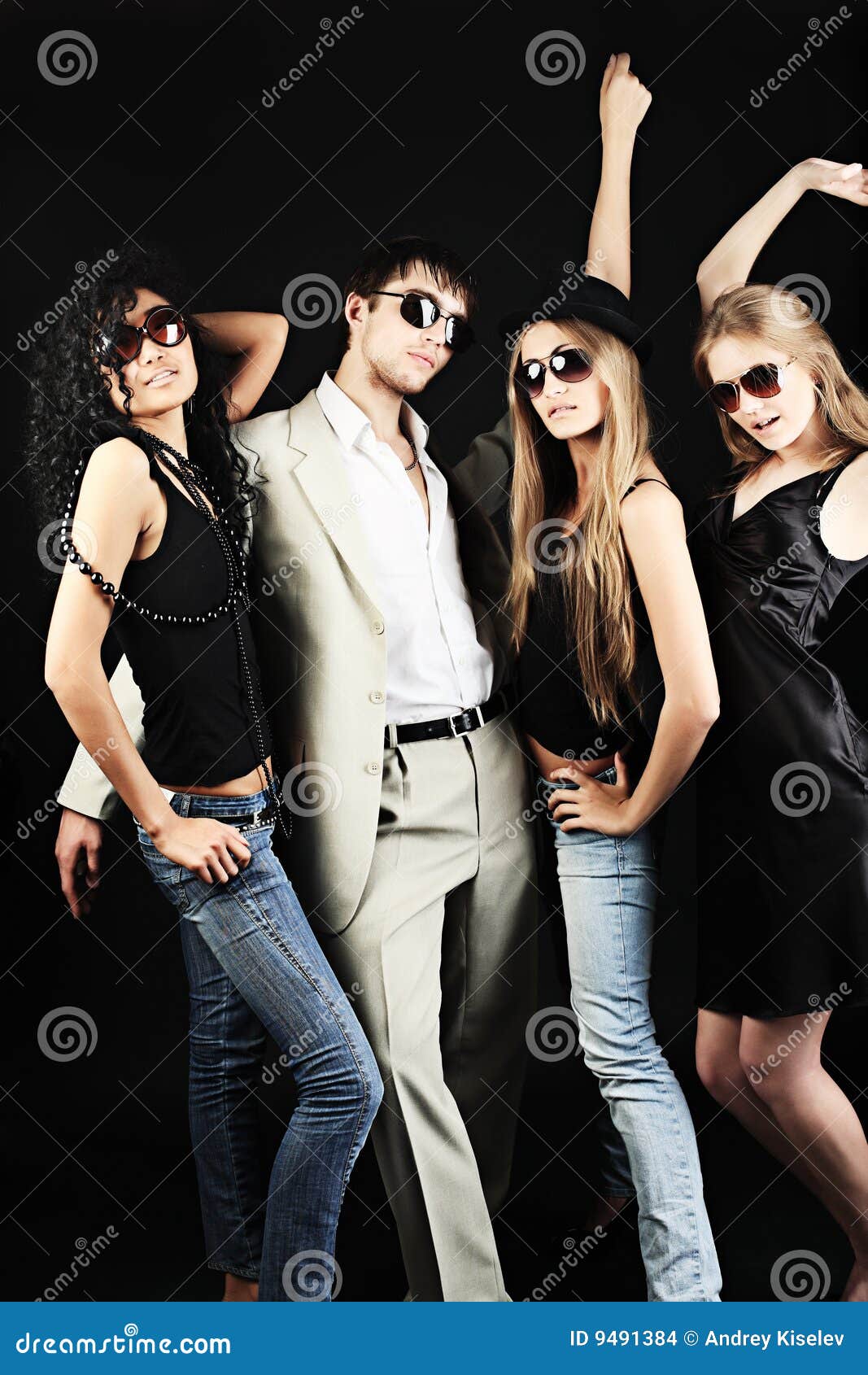 Night party stock photo. Image of ladies, demonstration - 9491384