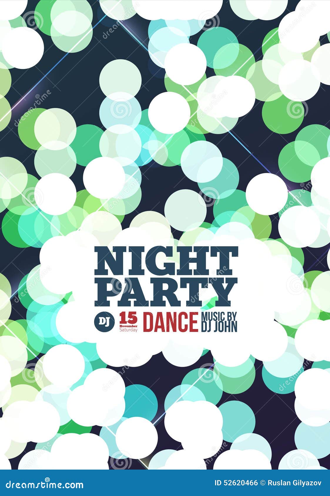 Night party Vector stock vector. Illustration of pattern - 52620466