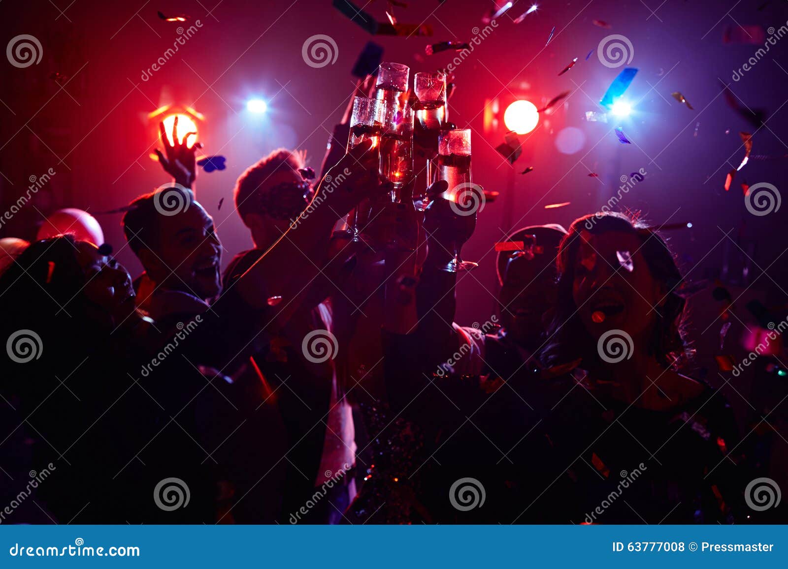 Night party stock photo. Image of xmas, gathering, people - 63777008