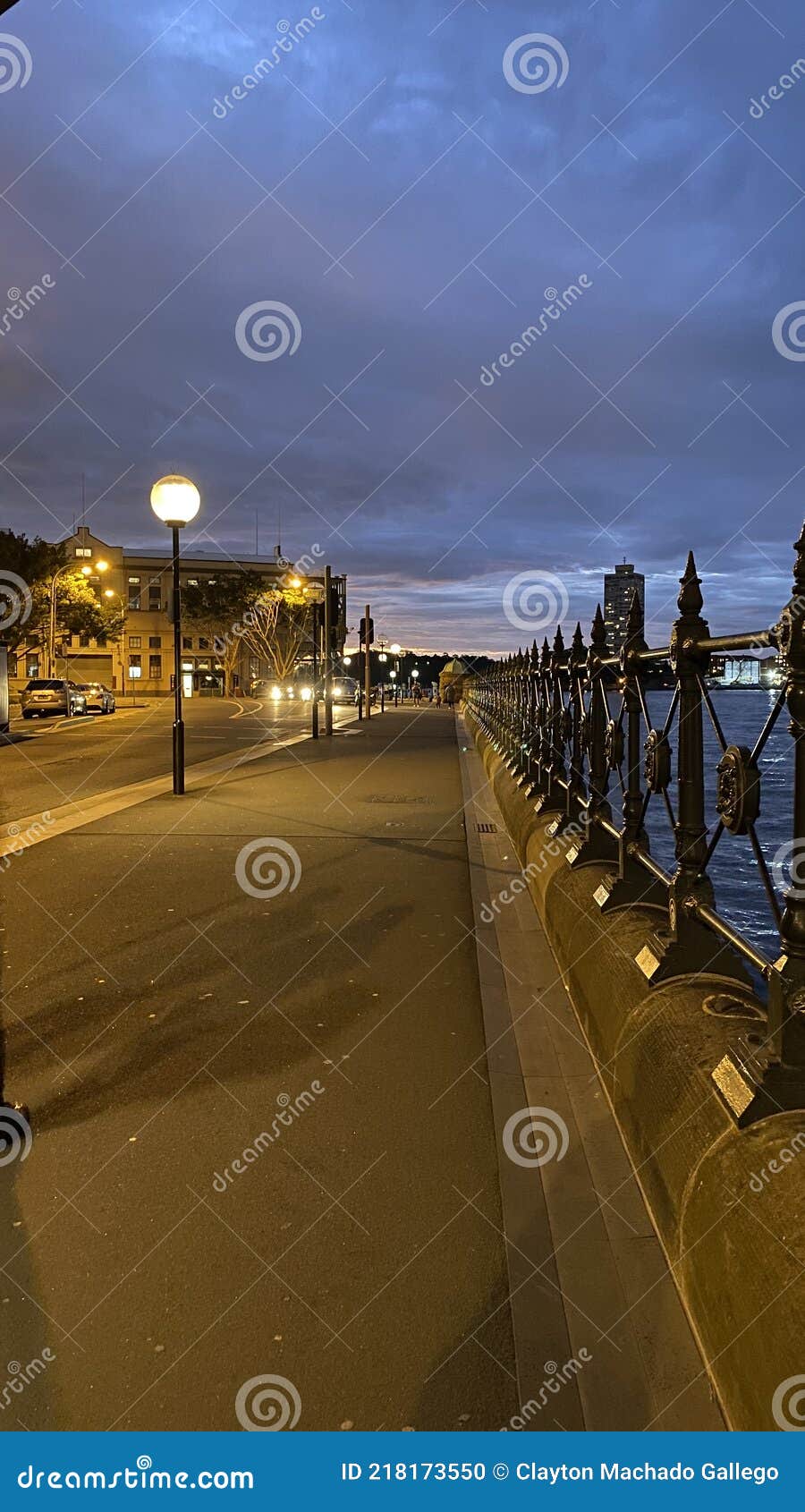 Night pathway stock photo. Image of nice, pathway, away - 218173550