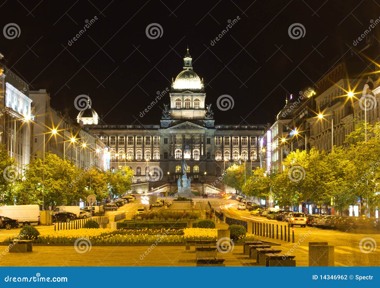 Night Prague stock photo. Image of historical, republic - 14346962