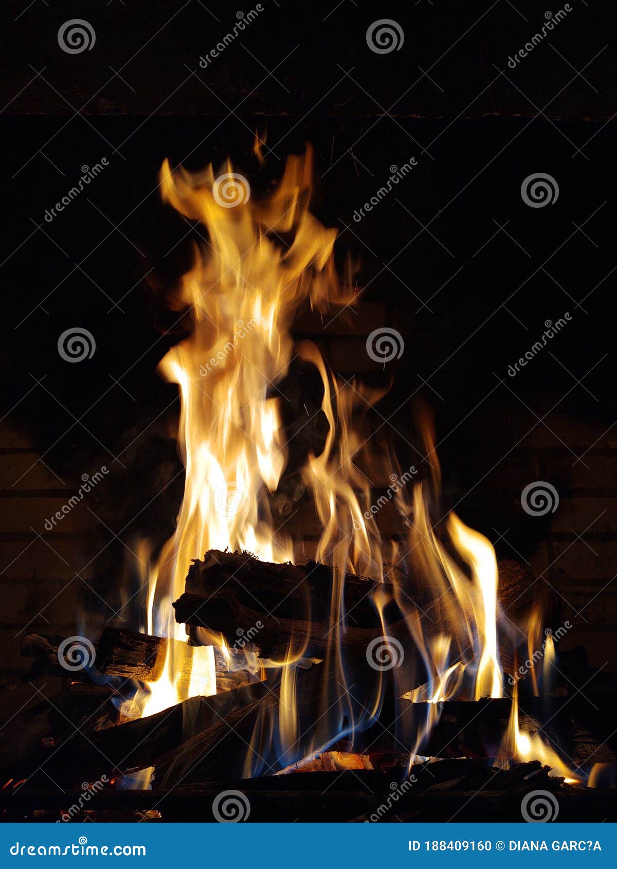 Night of prayers with fire stock photo. Image of light - 188409160