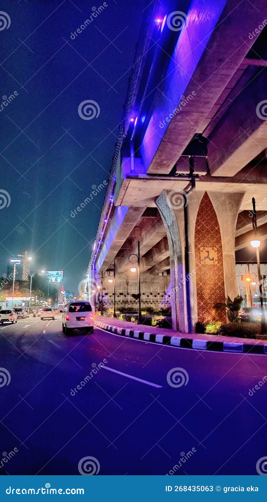 Night purpel in town stock image. Image of town, night - 268435063