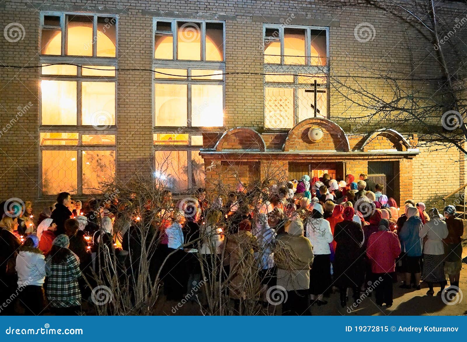 Night Religious Procession for Easter. Editorial Image - Image of ...