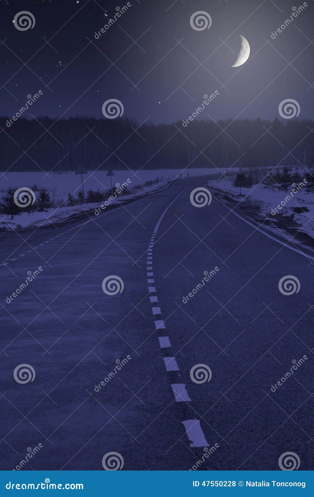 Night road stock photo. Image of asphalt, mood, full - 47550228