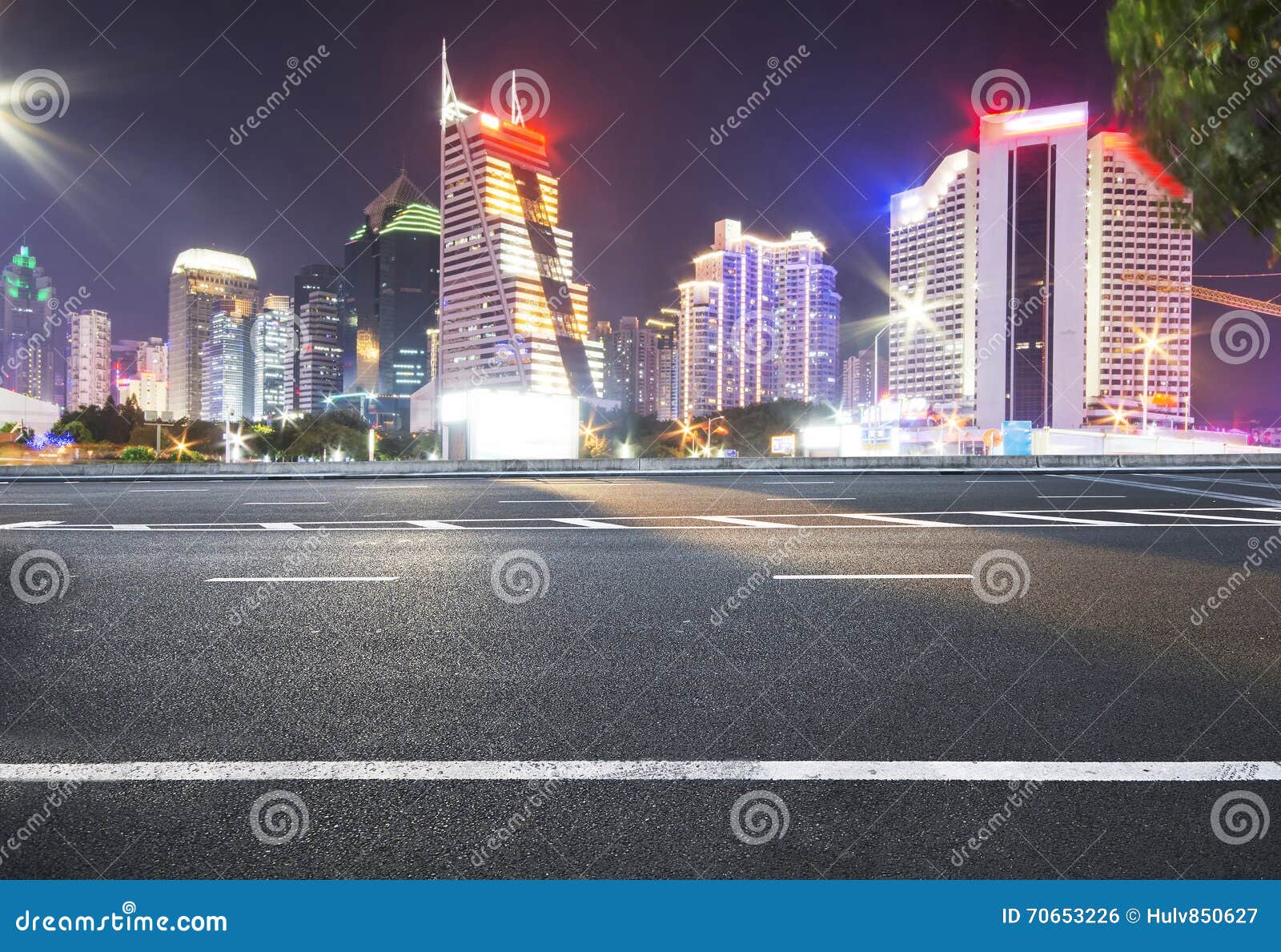 Night Road in city stock photo. Image of highway, bridge - 70653226