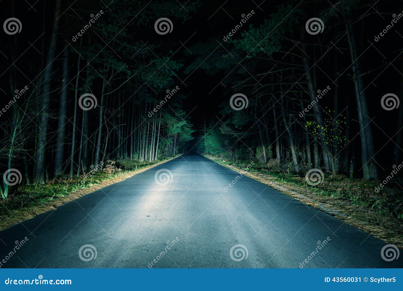 Night Road stock image. Image of line, destinations, dark - 43560031