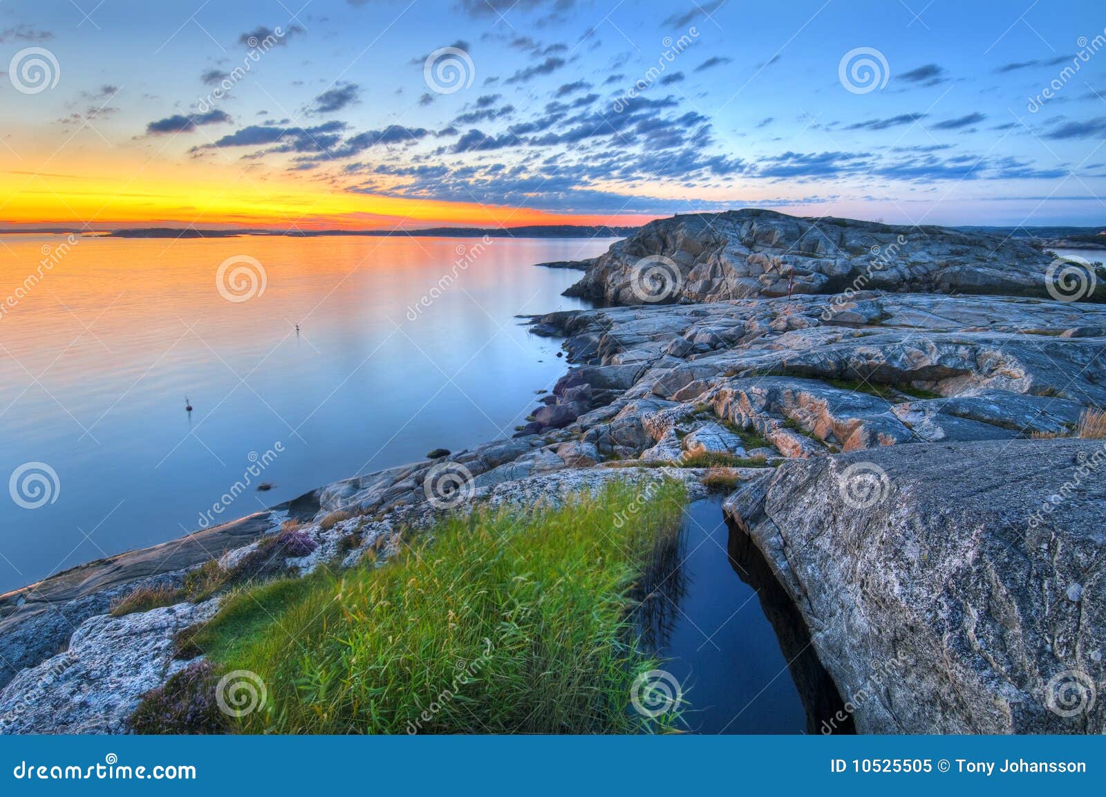 Night Rocks stock image. Image of dramatic, colorful - 10525505
