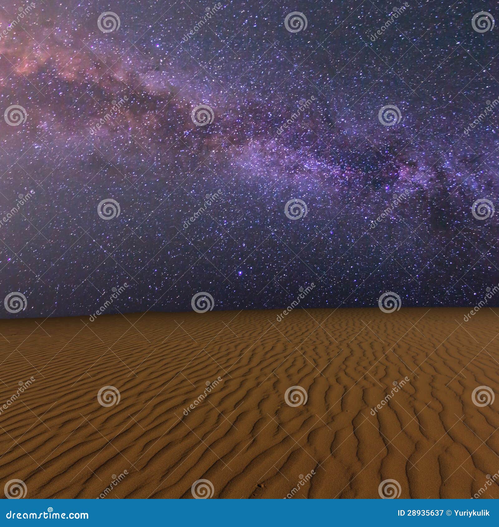 Night sandy desert stock image. Image of cluster, astrophotography ...