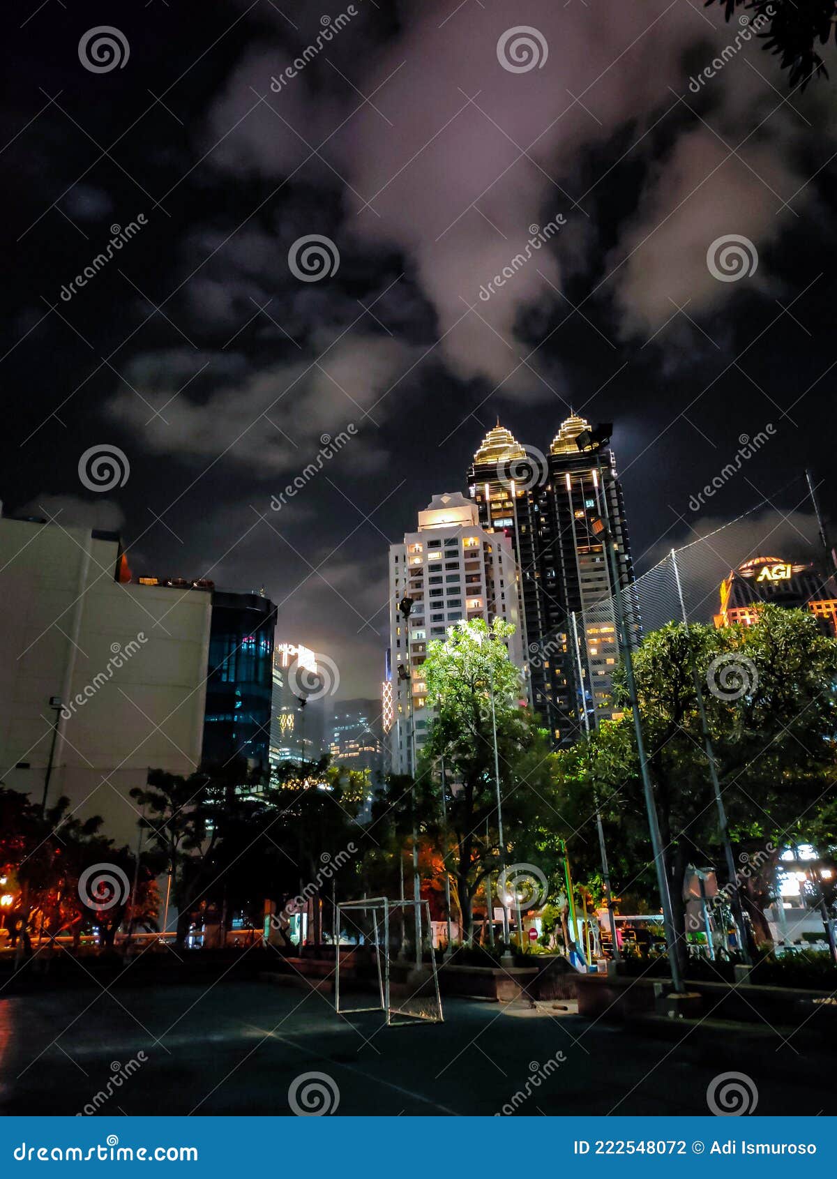 A night at SCBD Jakarta stock photo. Image of jakarta - 222548072