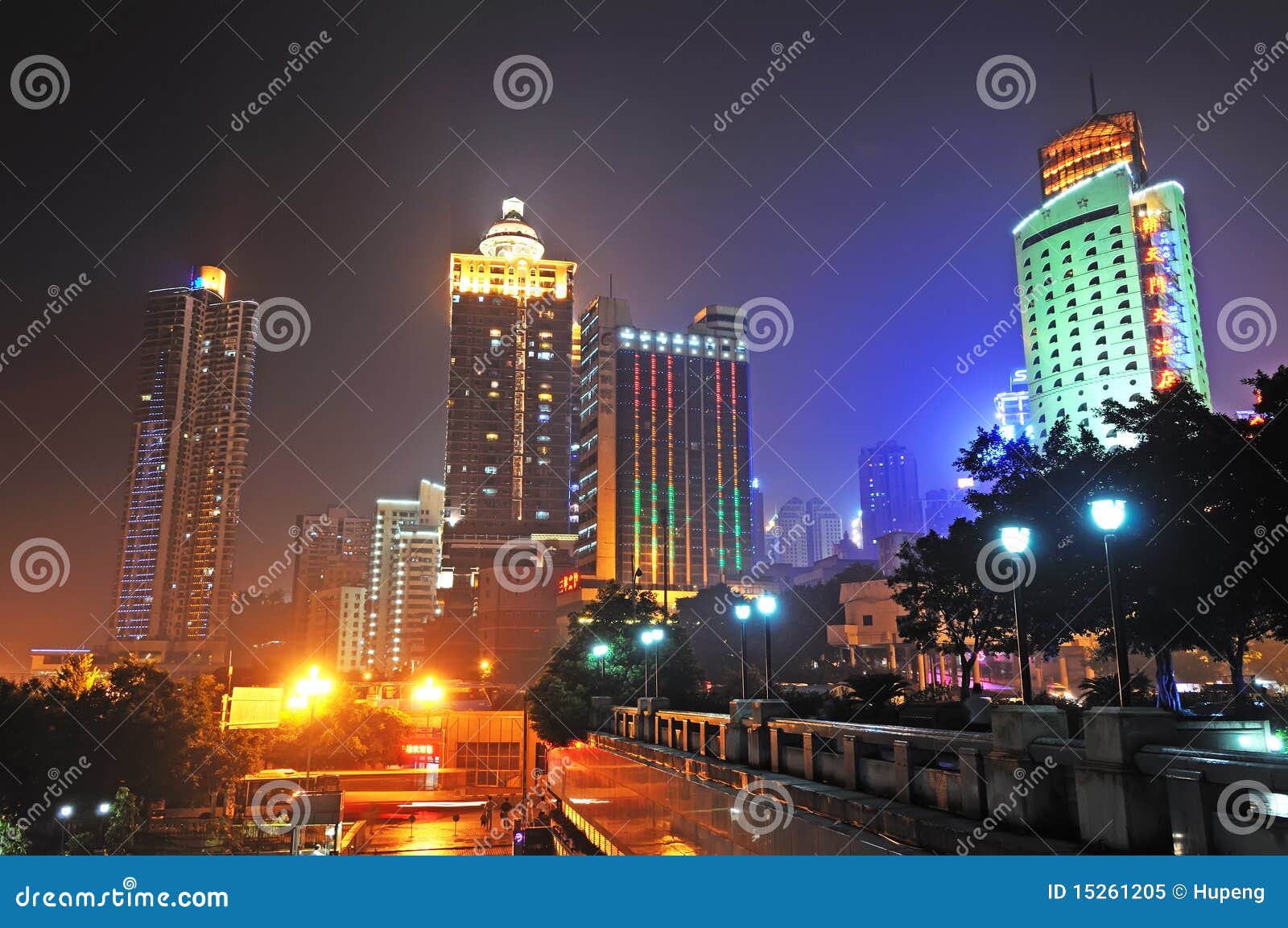 Night Scene of Chongqing Port Editorial Image - Image of beautiful ...