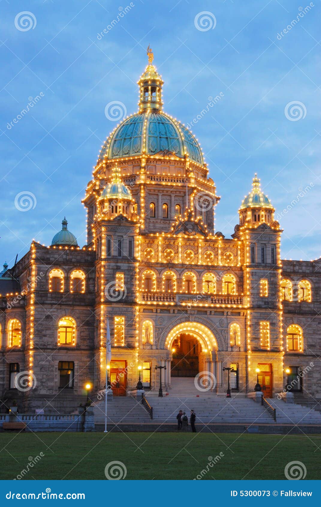 Night Scene of the Parliament Building Stock Image - Image of main ...