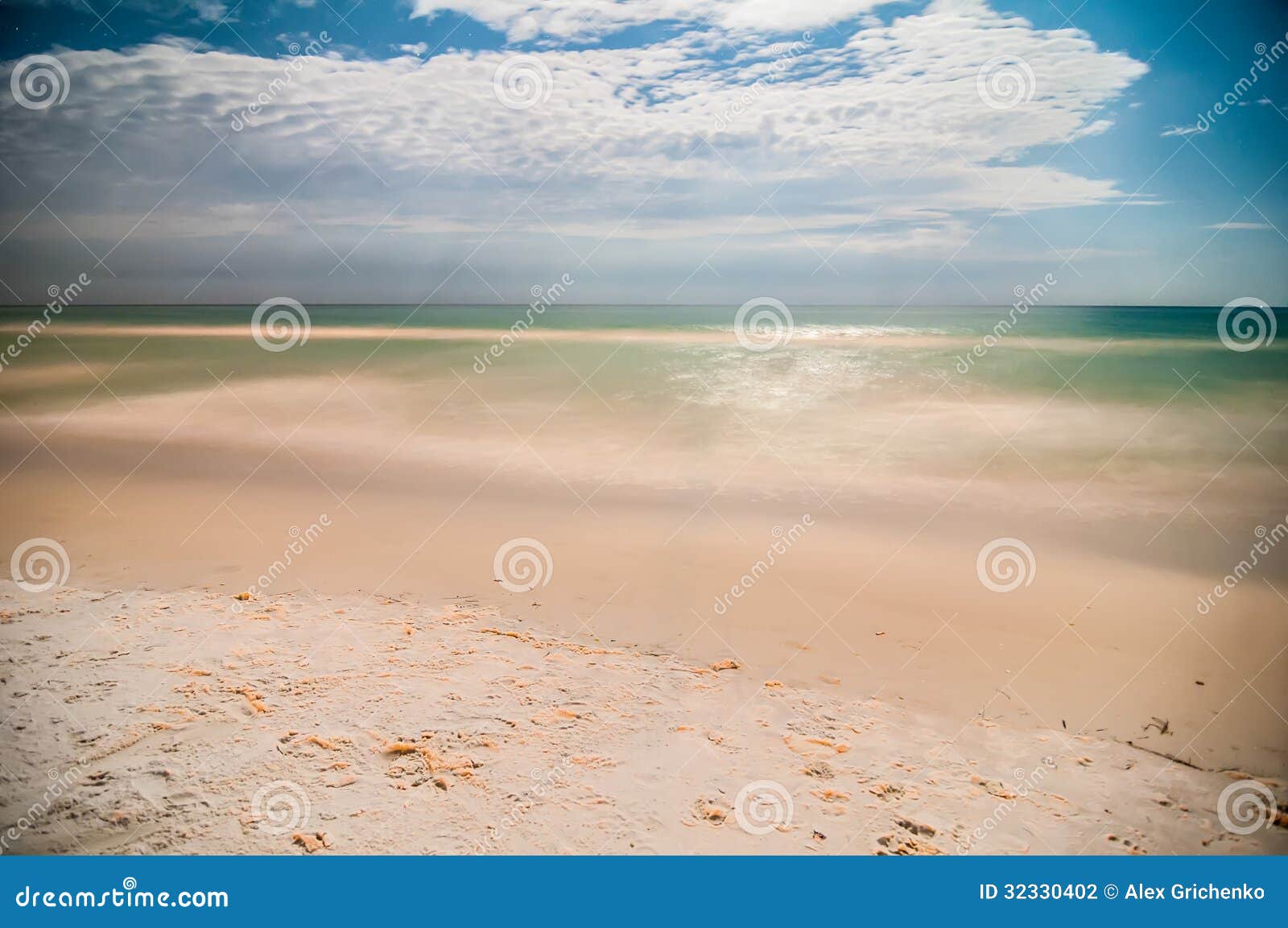 Night Scenes at the Florida Beach Stock Photo - Image of nautical ...