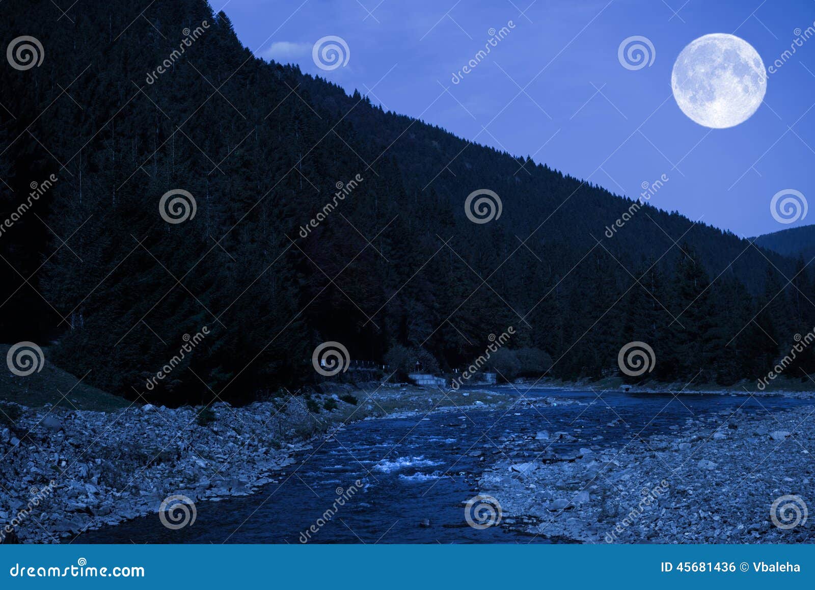 Night scenic view stock photo. Image of outdoor, landscape - 45681436