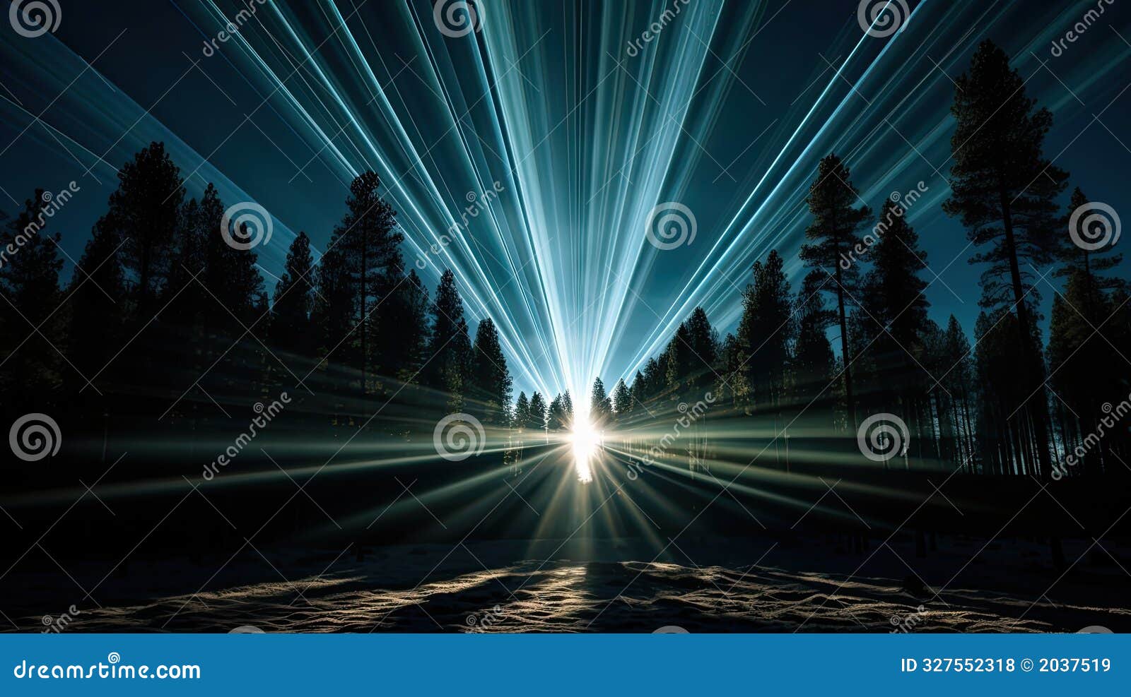 Night searchlight light stock illustration. Illustration of searchlight ...
