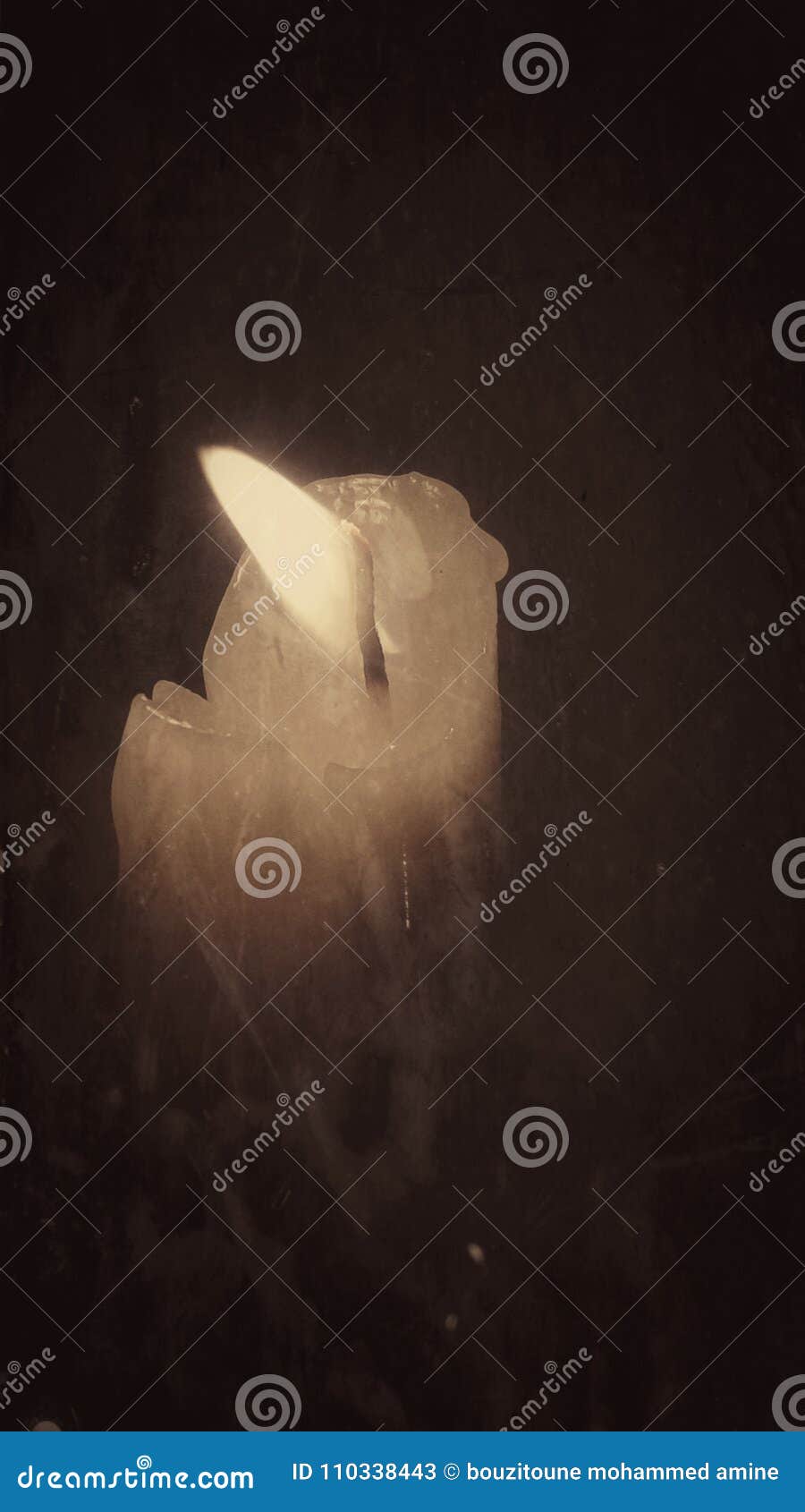 Candle stock image. Image of dark, shadows, candle, fire - 110338443