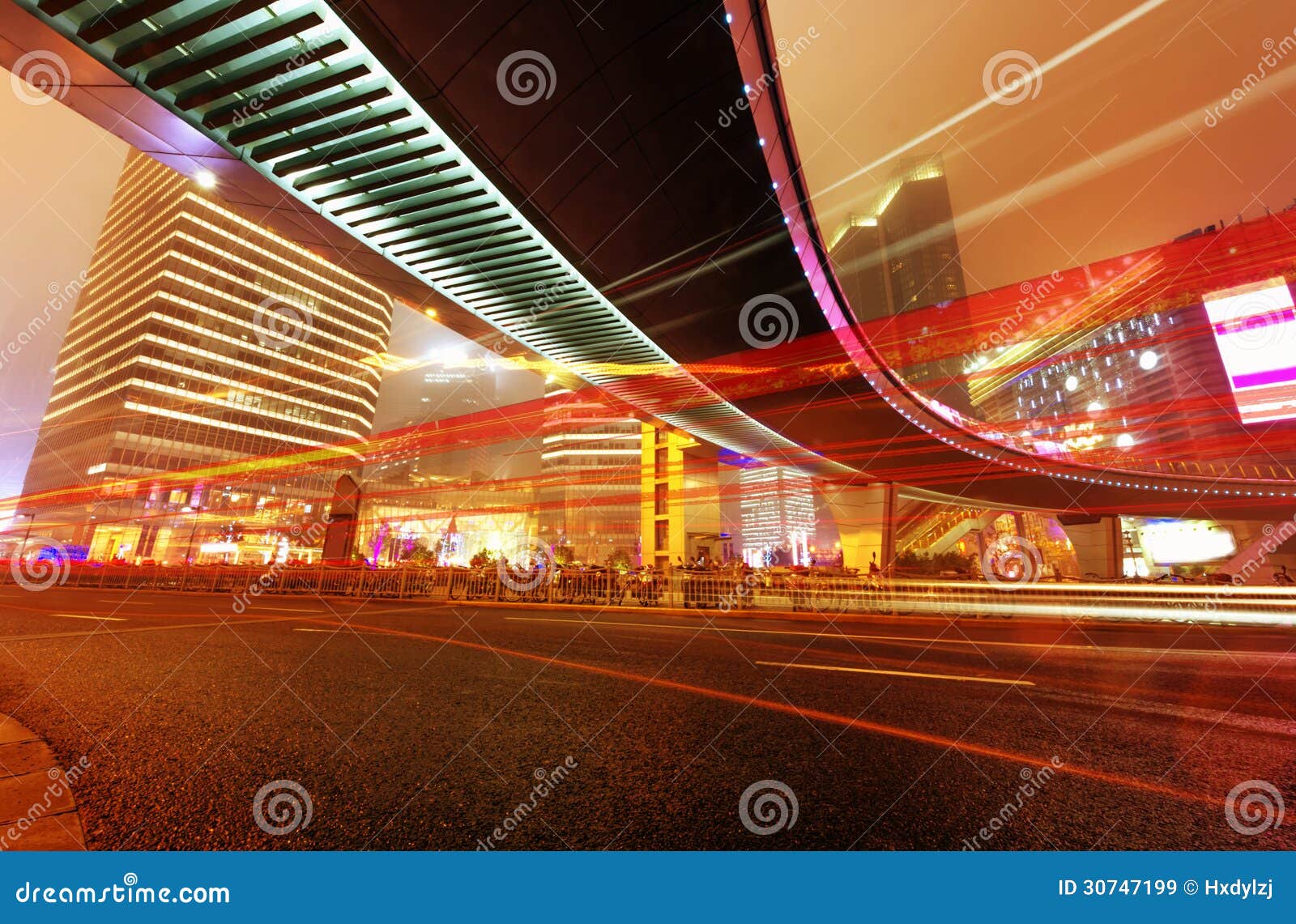 The night of shanghai stock image. Image of line, night - 30747199
