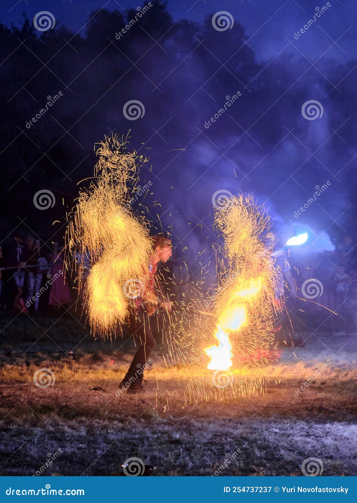 Night show dance with fire editorial photography. Image of juggling ...