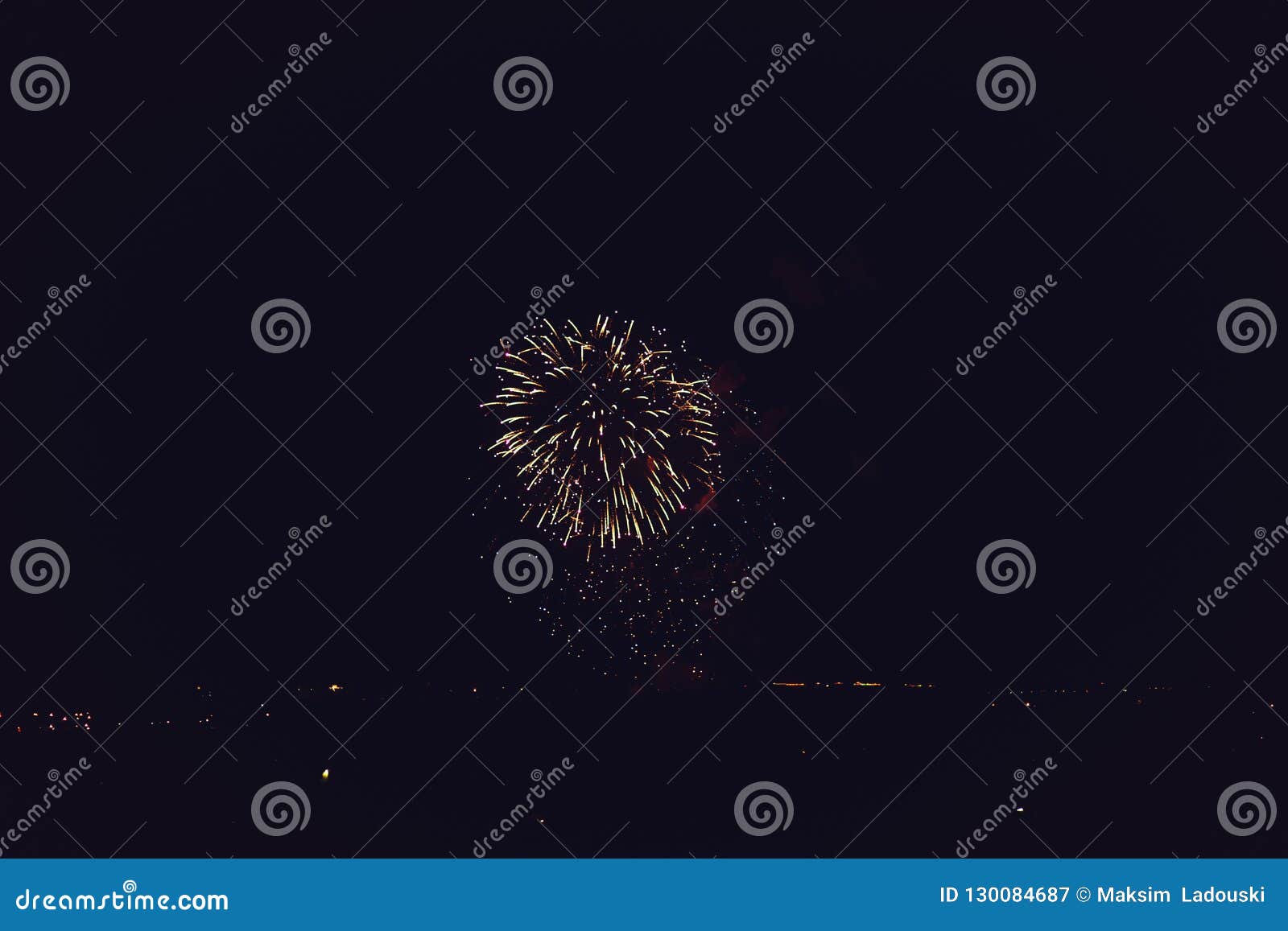 Night Show of Fireworks in the Sky Stock Image - Image of festival ...