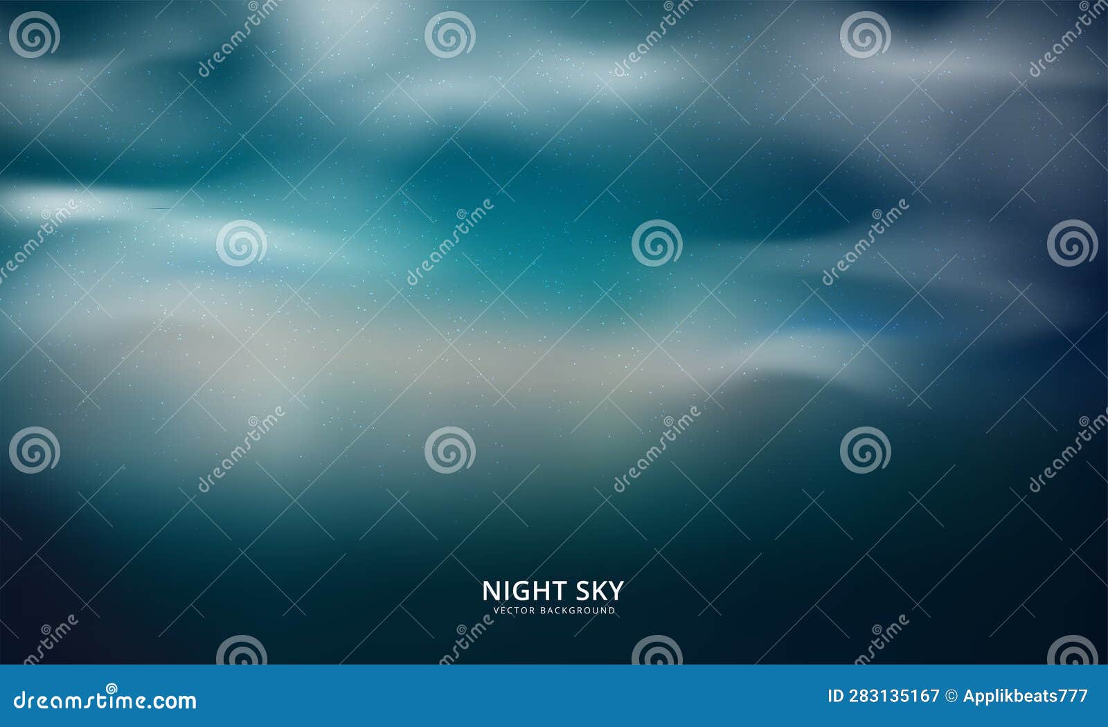 Night Sky Abstract Background. Vector Illustration Stock Vector ...