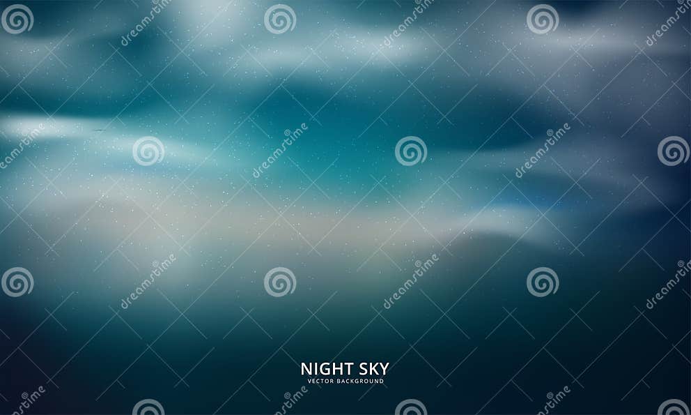 Night Sky Abstract Background. Vector Illustration Stock Vector ...