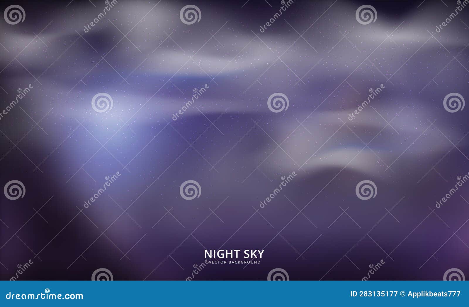 Night Sky Abstract Background. Vector Illustration Stock Vector ...