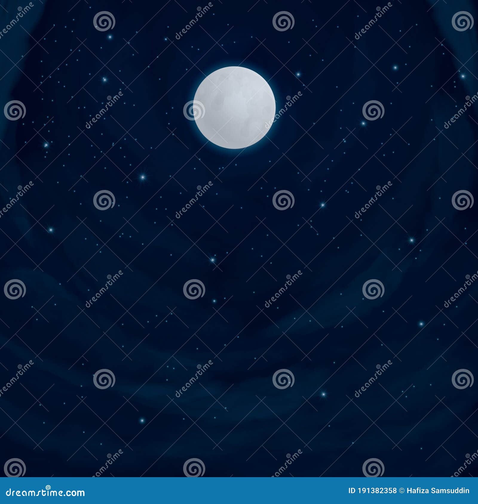 Night Sky Background. Vector Illustration Decorative Design Stock ...