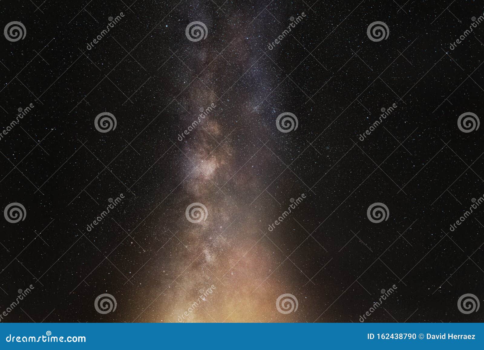Night Sky, Bright Stars and Milky Way Galaxy. Stock Photo - Image of ...