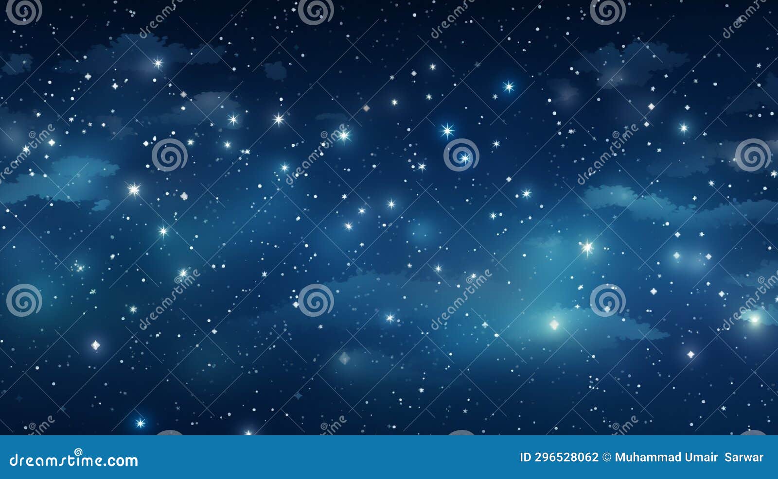 A Clear, Cosmic Night Sky Full of Stars and Constellations. Generated ...