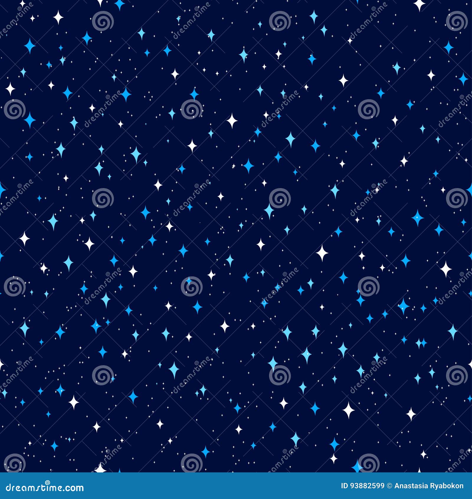 Night Sky Dark Blue Pattern Vector Stock Vector - Illustration of dark ...