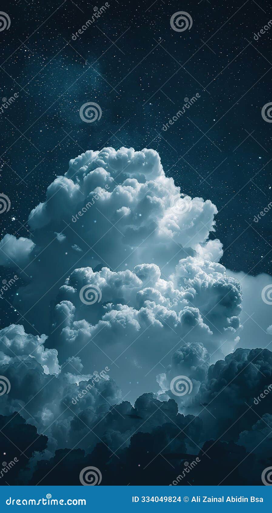 Nightfall’s Embrace stock illustration. Illustration of fluffy - 334049824