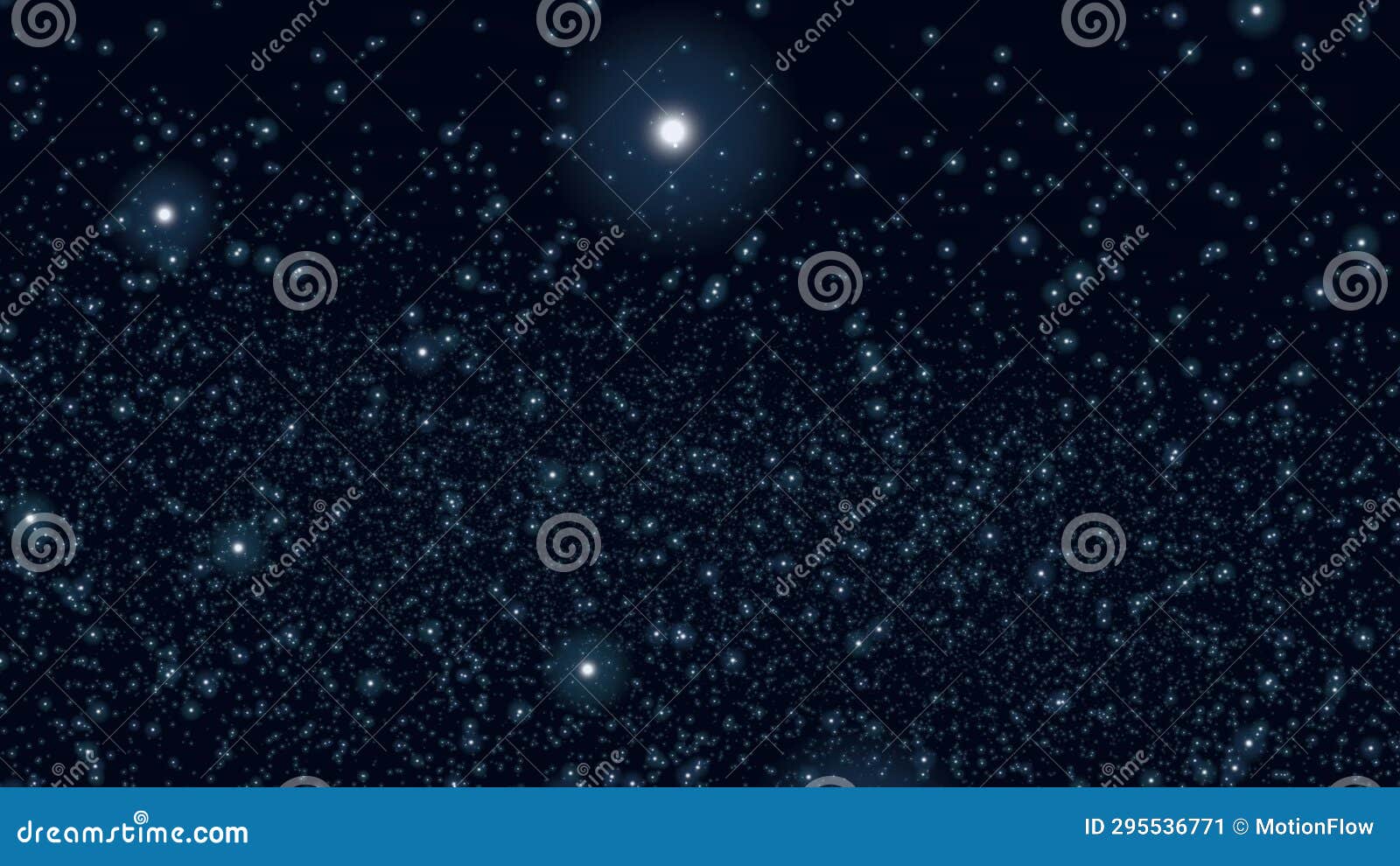 Starry Night a Luminous Sky Filled with Countless Stars Stock Video ...