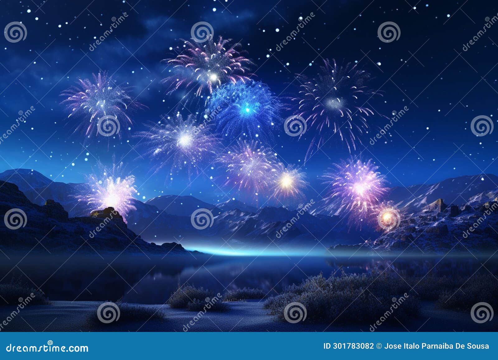 Night Sky Filled with Sparkling and Glittering Stock Illustration ...